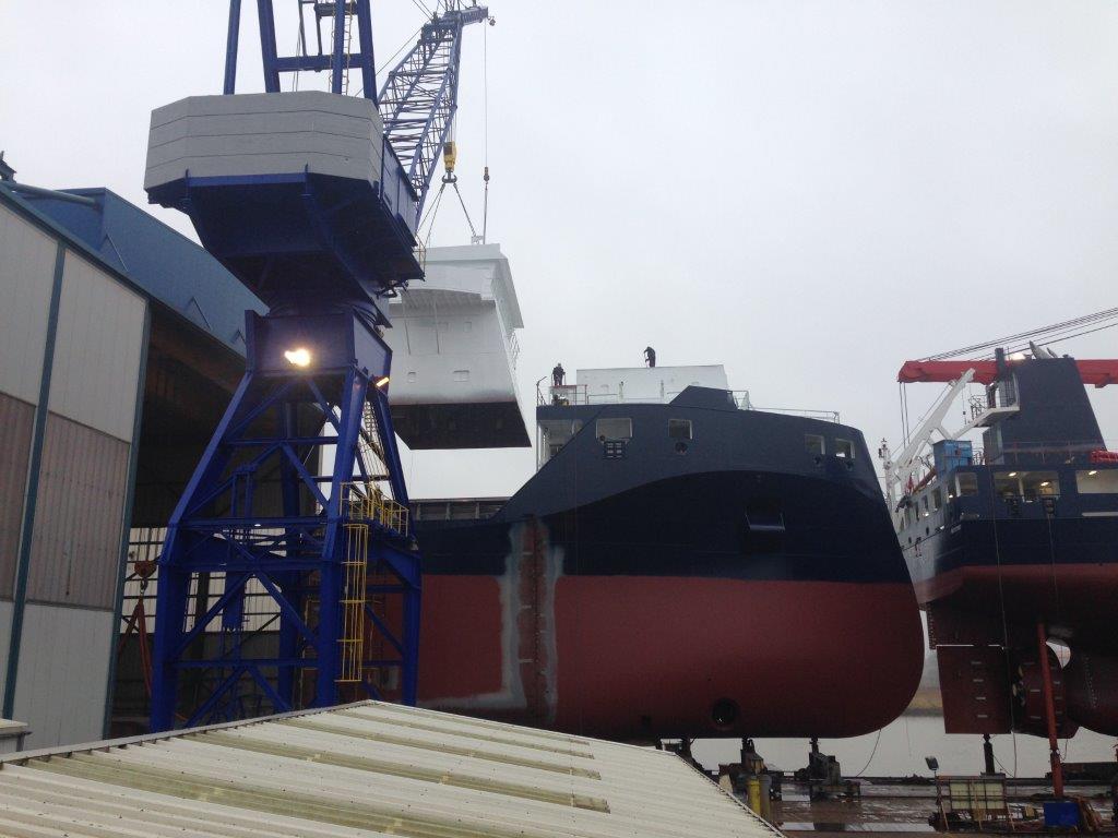 Launching Nb. 420 ‘Symphony Sun’ for Symphony Shipping - Shipyard Ferus ...