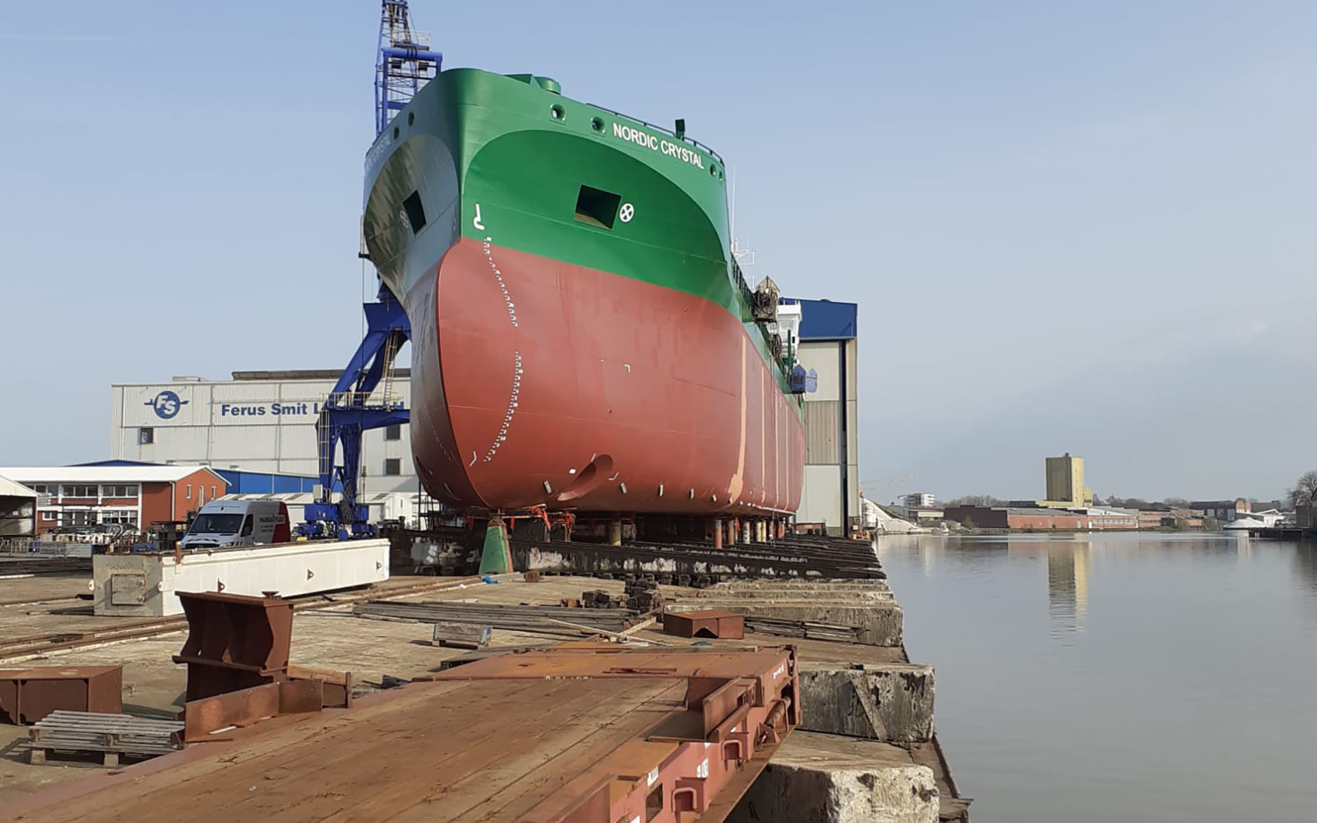 Launching of Nb. 470 ‘Nordic Crystal’ for Erik Thun AB - Shipyard Ferus ...