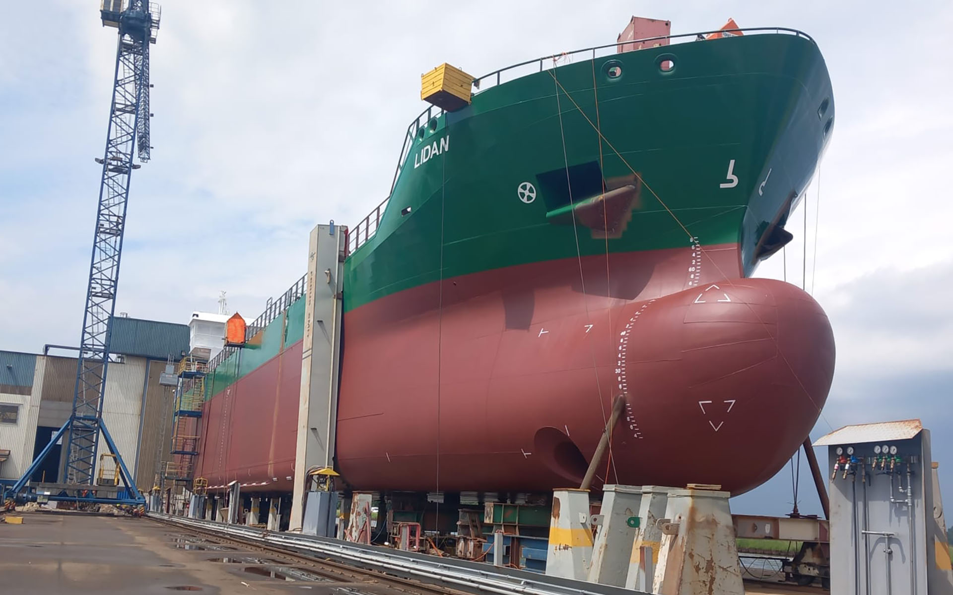 Launching of Nb. 463 ‘Lidan' for Erik Thun AB - Shipyard Ferus Smit